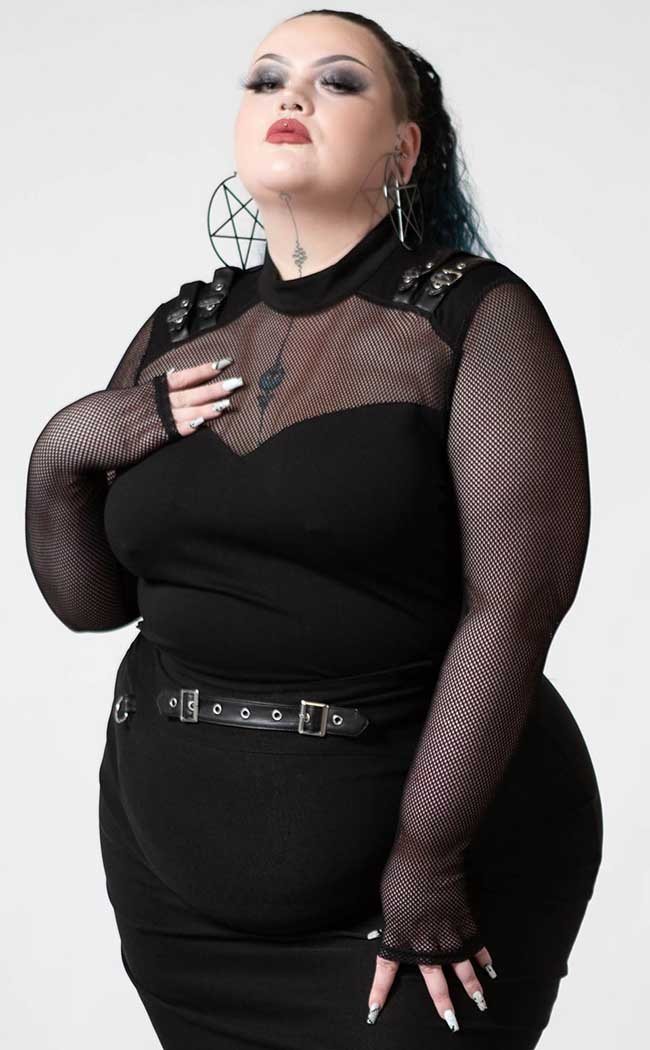 Arch Enemies Fishnet Top | Shop Killstar Clothing - Tragic Beautiful