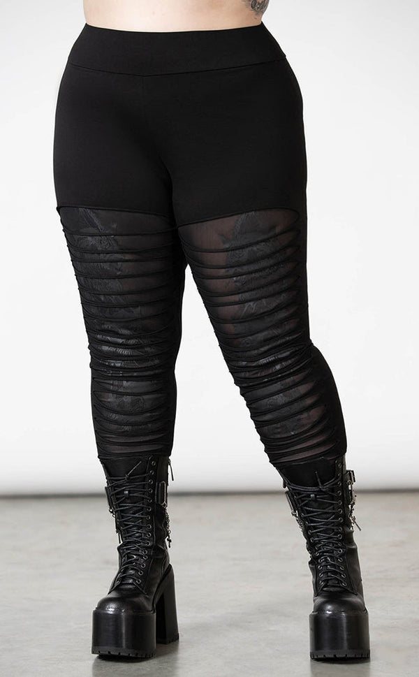 Assent Slashed Leggings | Killstar Australia | Gothic Winter Clothing