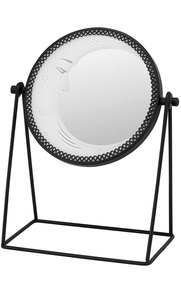 Astral Body Round Desk Moon Mirror | Killstar Australia | Alt Decor