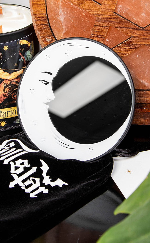 Astral Body Round Moon Hand Mirror | Killstar Australia | Alt Decor