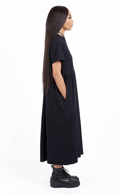 Aura Midi Smock Dress | Shop Gothic Clothing in Australia