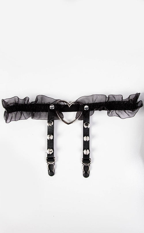 Bad Ideas Spiked Garter | Shop Gothic Lolita Accessories Australia