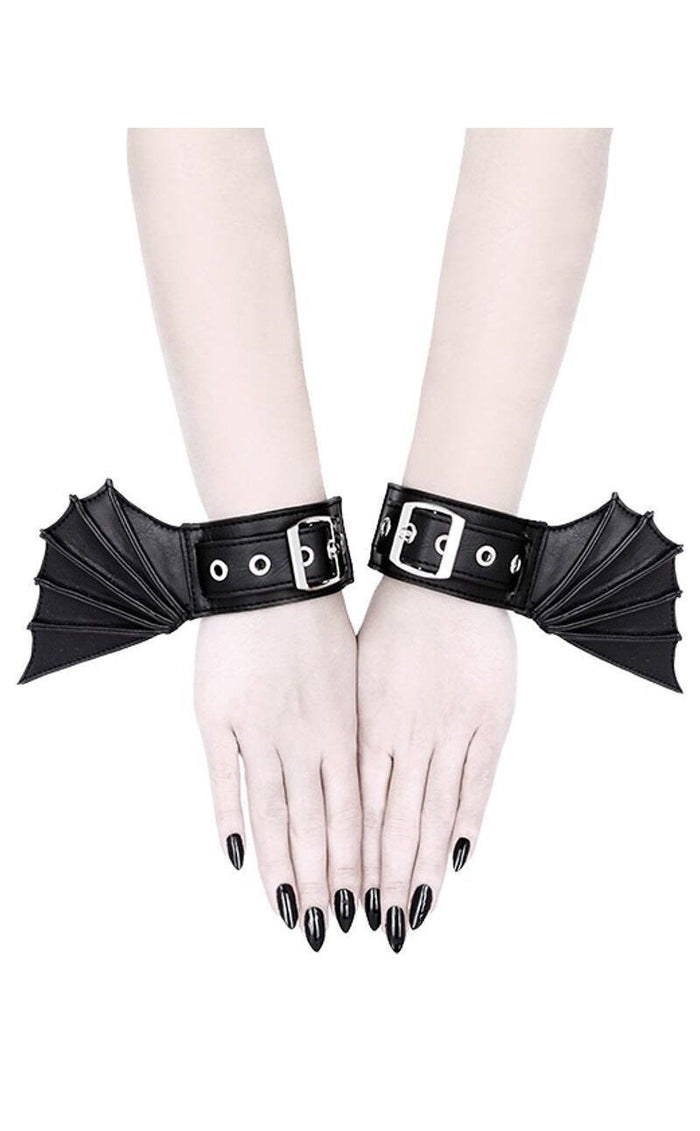 Bat Wing Wrist & Ankle Cuffs | Gothic Accessories Restyle Australia