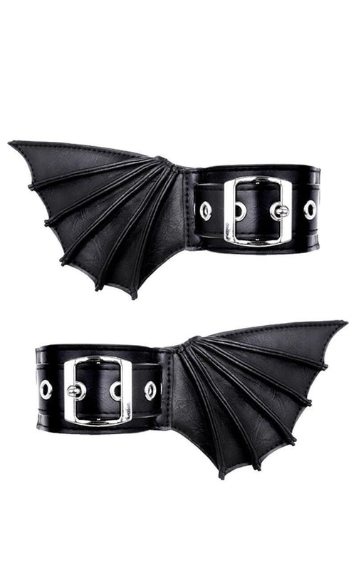 Bat Wing Wrist & Ankle Cuffs | Gothic Accessories Restyle Australia