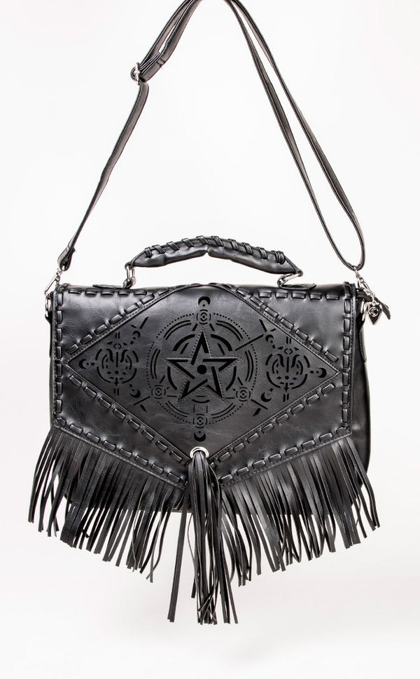 Restyle Australia | Boho Witch Messenger Bag | Alt Gothic Accessories