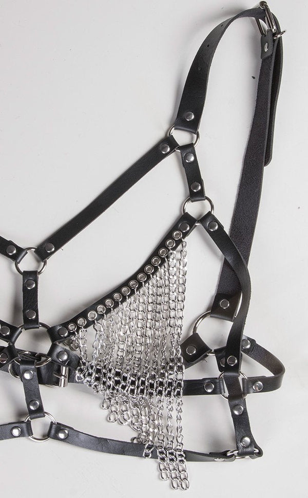 Chaos Chained Harness Bra