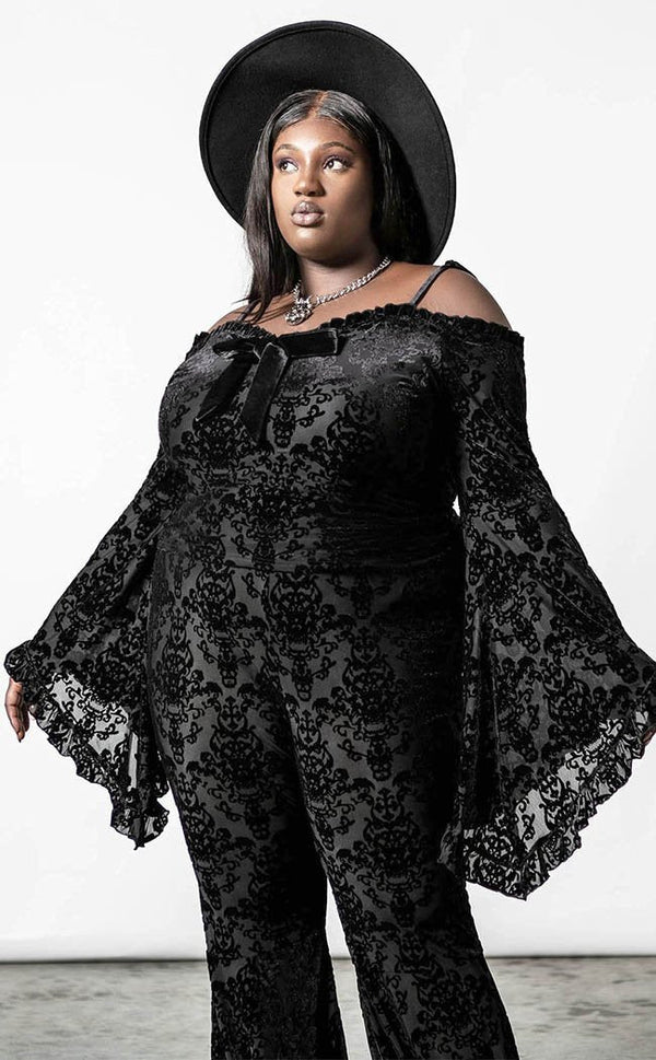 Choronzon Bardot Top | Killstar Australia | Alt Retro Gothic Clothing