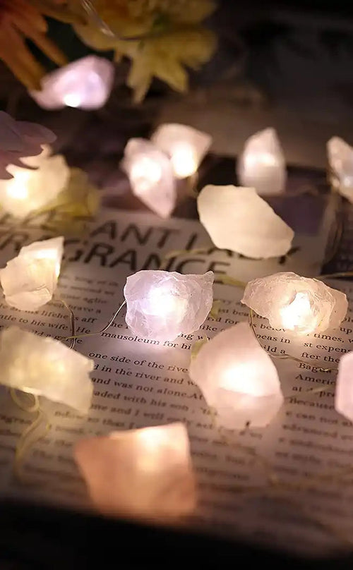 Crystal String Lights | Genuine Amethyst | Fairy Lights | Crystals