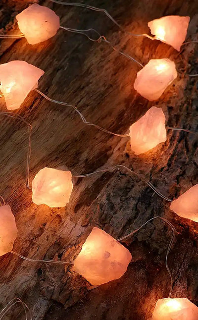 Crystal String Lights | Genuine Amethyst | Fairy Lights | Crystals