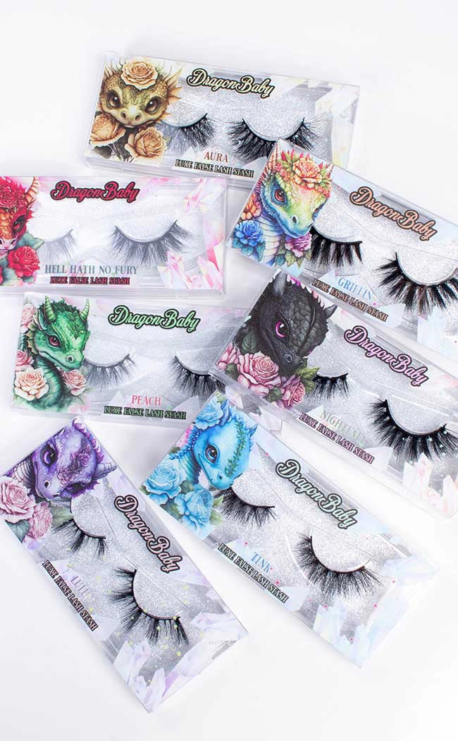 Dragon Baby False Lashes | Lulu | Gothic Cosmetics & Makeup Australia