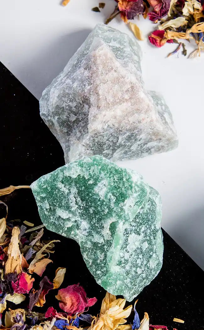 Green Quartz Raw Rough Chunk | Shop Crystals Energy Healing