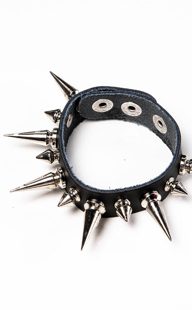 Hellfire Spiked Wrist Cuff | Alternative & Goth Accessories Australia