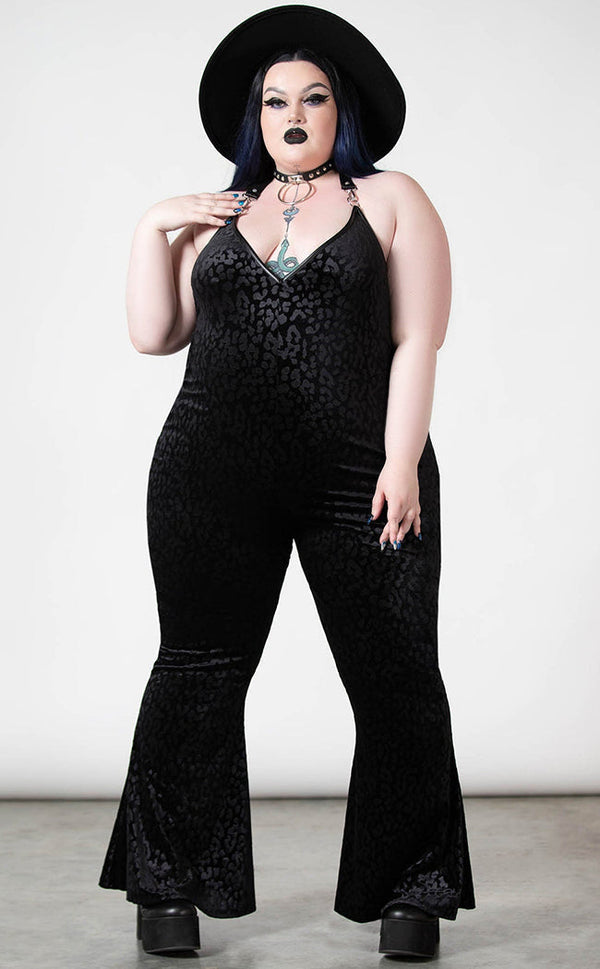 Huntress Halter Catsuit | Killstar Australia | Plus-Size Goth Clothing