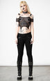 Hurricane Fishnet Crop Top | Killstar Australia | Goth Summer Clothing