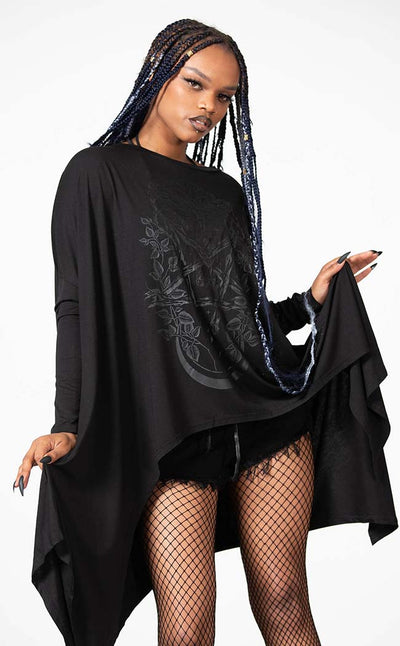 Lunar Oversized Top | Killstar Australia | Witchy Gothic Clothing