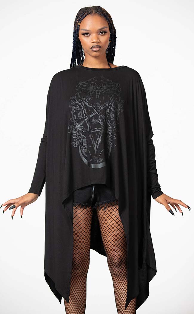 Lunar Oversized Top | Killstar Australia | Witchy Gothic Clothing