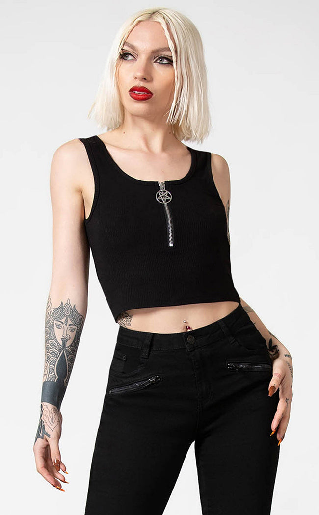 Mortem Rib Crop Top | Killstar Australia | Gothic Summer Clothing
