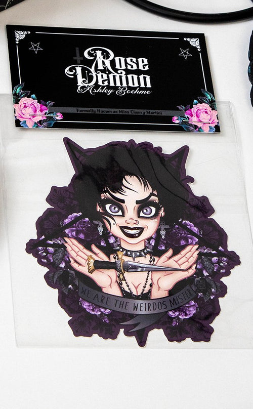 Nancy The Craft Sticker | Witchy Gothic Art & Stationery Australia