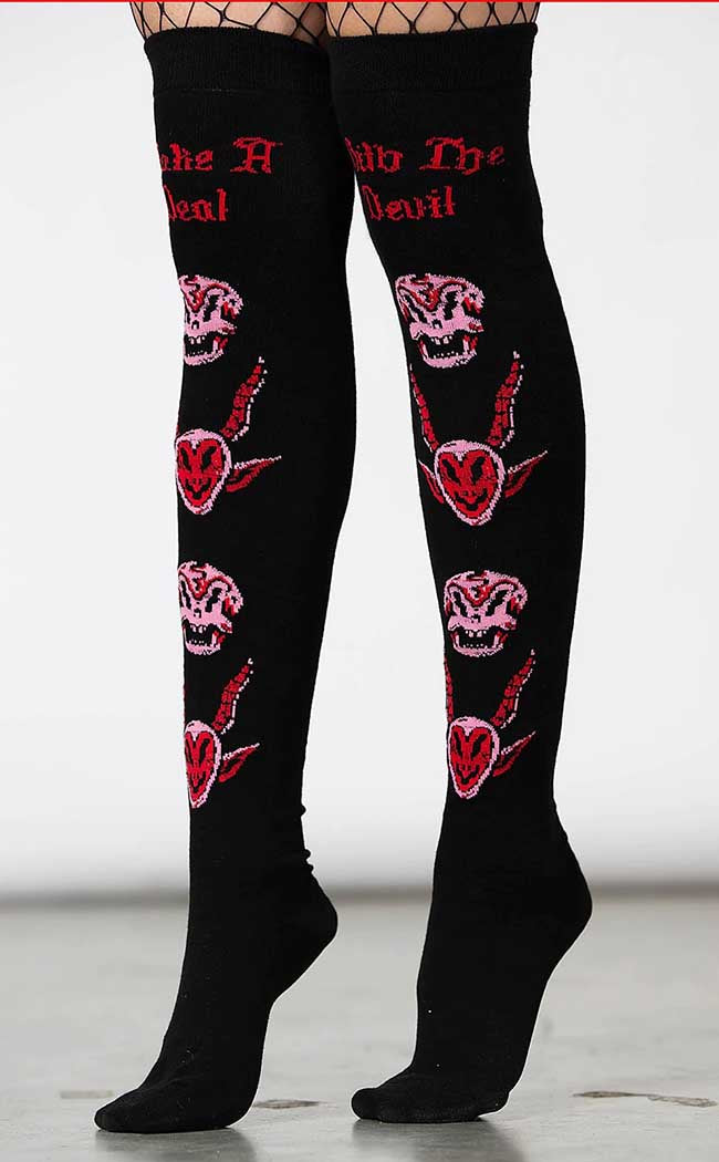 Pact Long Socks | Killstar Accessories Australia - Tragic Beautiful