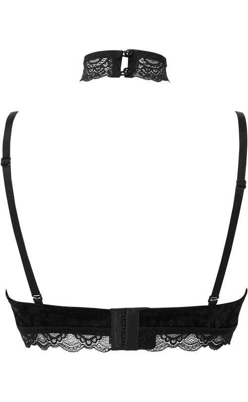 Killstar Pin Stuck Bra in Black | Shop Gothic Lingerie Australia