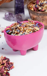 Pink Oval Cauldron | Altar Tools | Witchcraft Supplies Australia