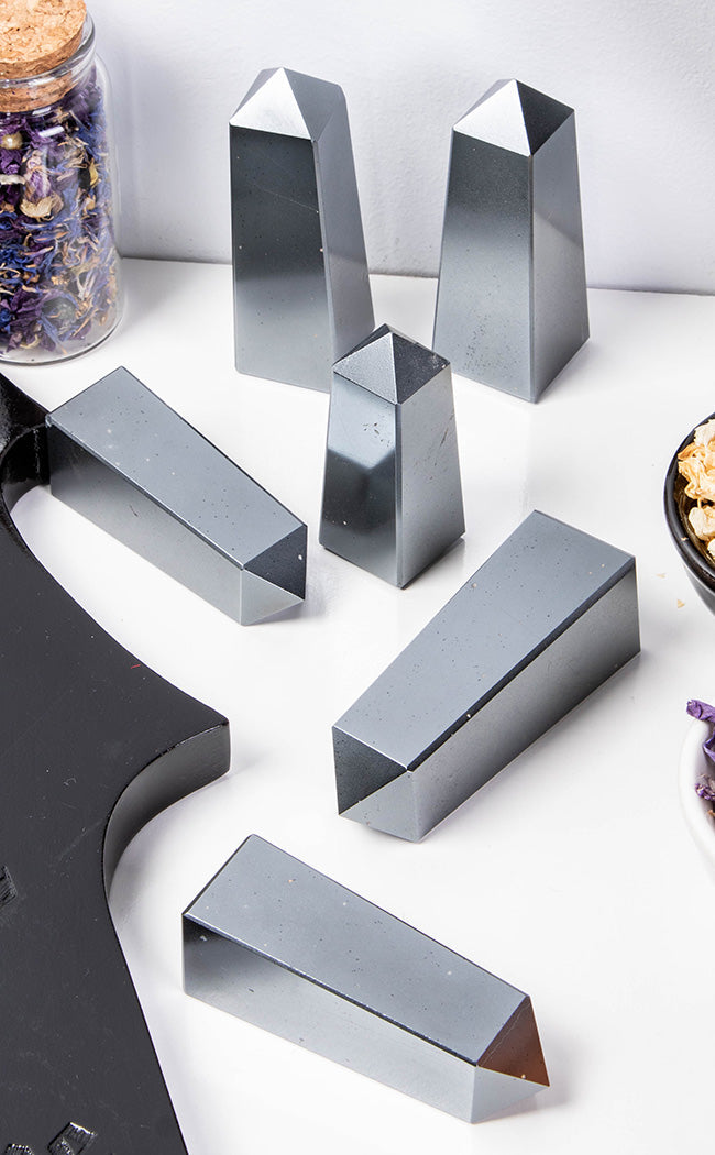 Hematite Polished Point | Shop Crystals & Energy Healing - Australia