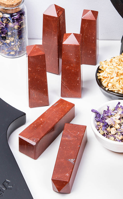 Red Jasper Polished Point | Shop Crystals & Energy Healing - Australia