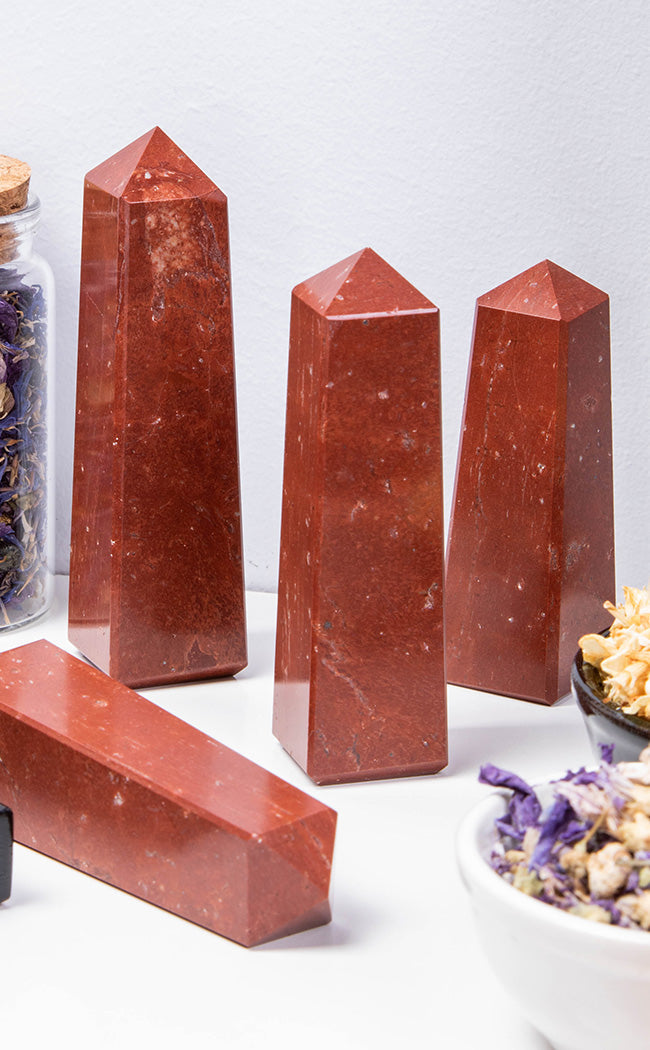 Red Jasper Polished Point | Shop Crystals & Energy Healing - Australia