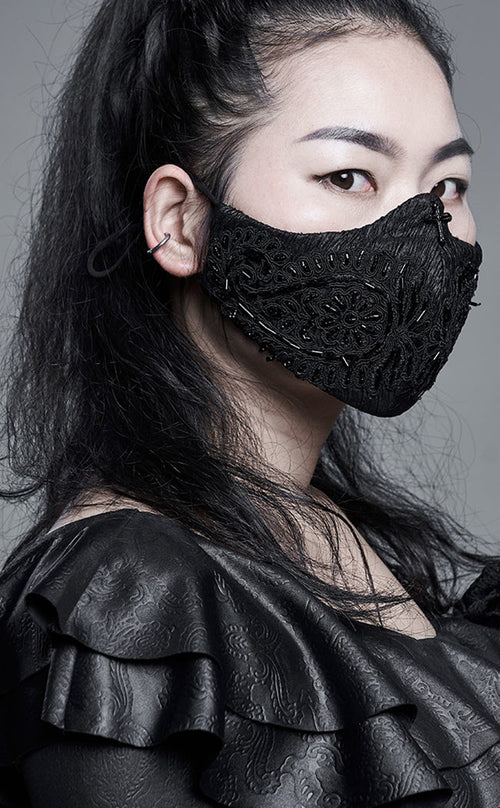 Pretty Paisley Face Mask | Shop Punk Rave Clothing- Tragic Beautiful