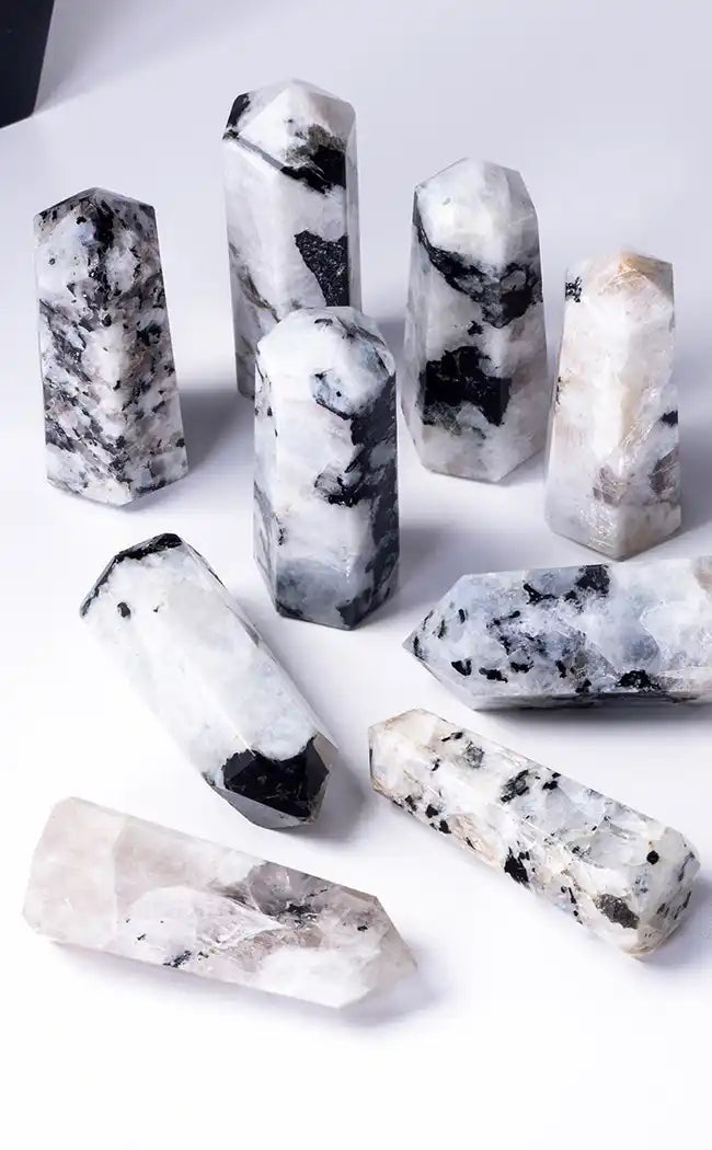 Rainbow Moonstone Polished Point | Shop Crystals in Australia