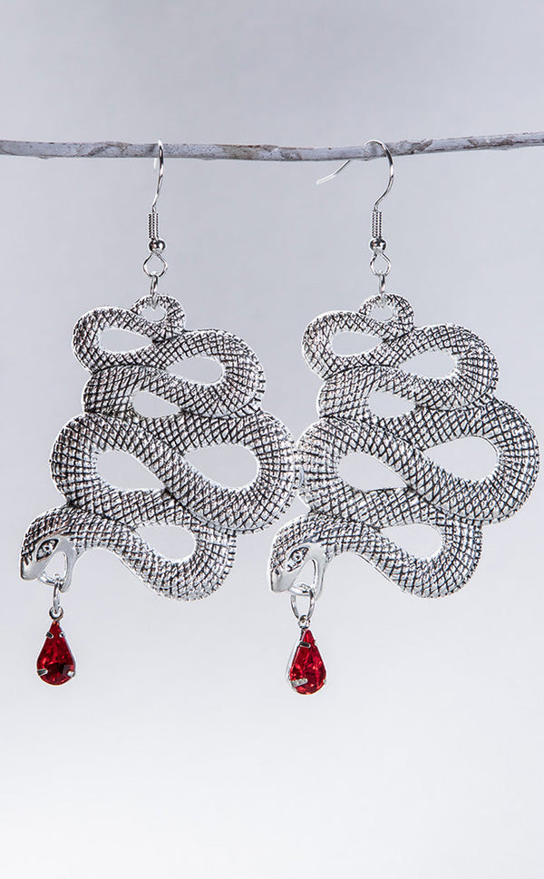 Repent, Serpent! Earrings | Gothic & Accessories Australia