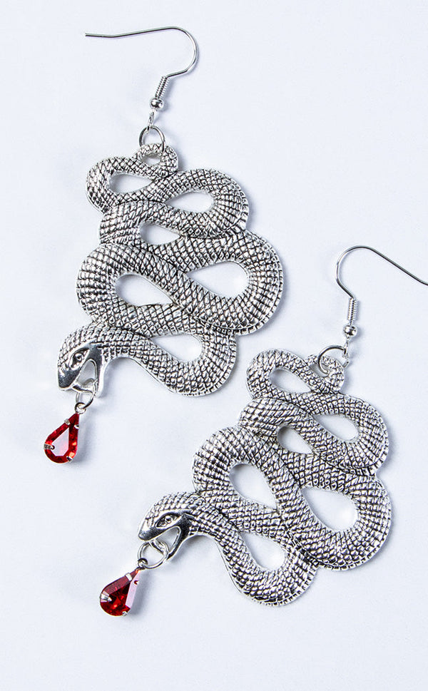 Repent, Serpent! Earrings | Gothic & Accessories Australia
