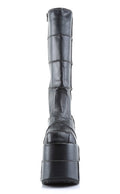 Demonia STACK-301 Black Vegan Platform Boots | Gothic Shoes Australia