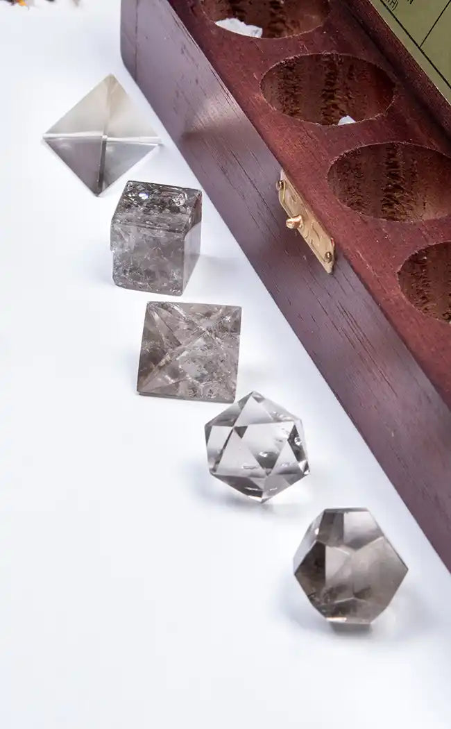 Sacred Geometry Gem Set | Wicca Pagan Crystals | Witchcraft Australia
