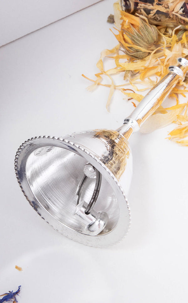 Triple Moon Silver Altar Bell | Witchcraft Altar Tools Australia