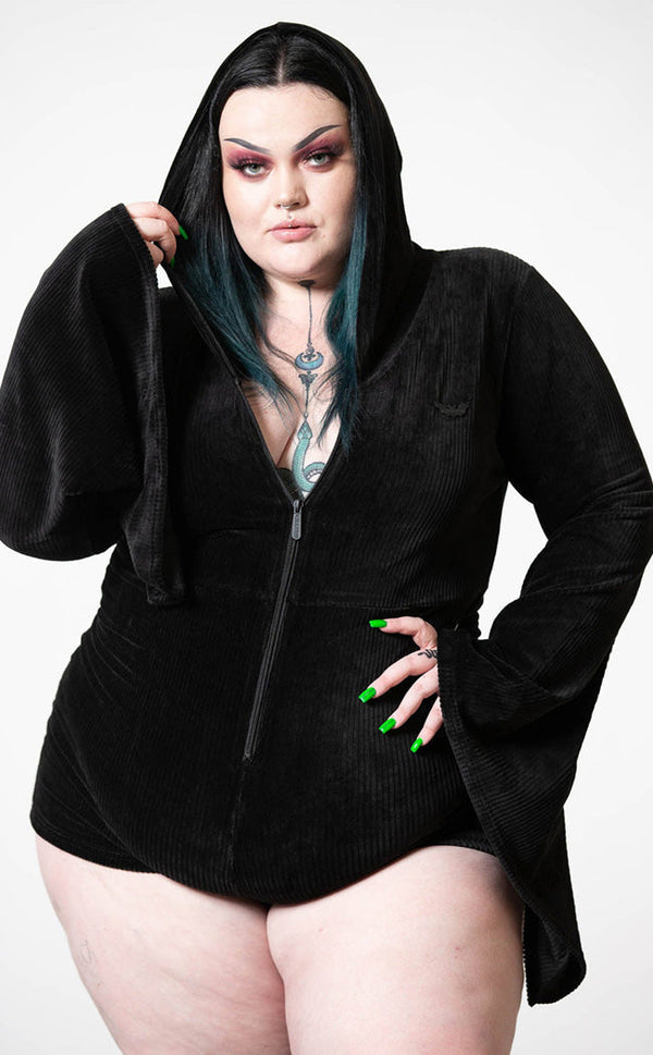 Spirit of Slumber Hooded Playsuit | Killstar Australia | Goth Clothing