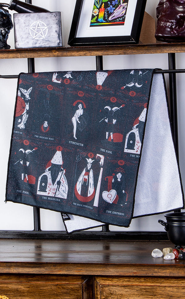 Tarot Card Hand Towel | Witchy Bathroom Decor & Homewares Australia