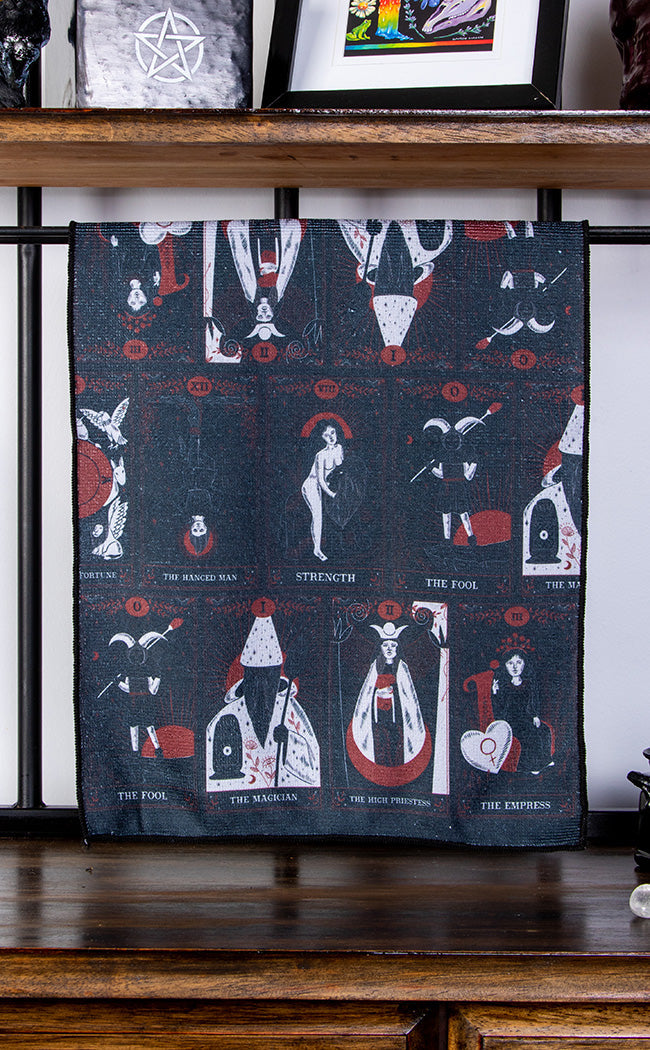 Tarot Card Hand Towel | Witchy Bathroom Decor & Homewares Australia