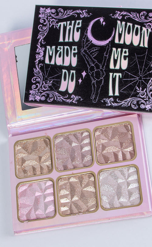 The Moon Made Me Do It Highlighter Palette | Gothic Makeup Australia