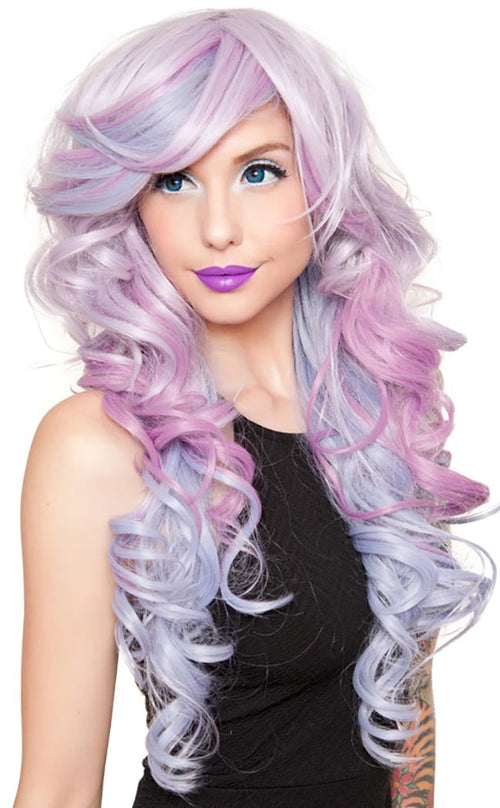 Triflect Periwinkle Rose Wig | Rockstar Wigs - Tragic Beautiful