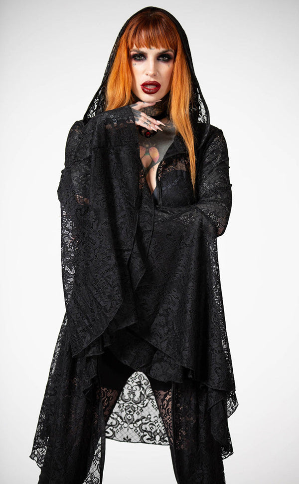 Veiled Lace Cloak | Killstar Australia | Witchy Gothic Clothing