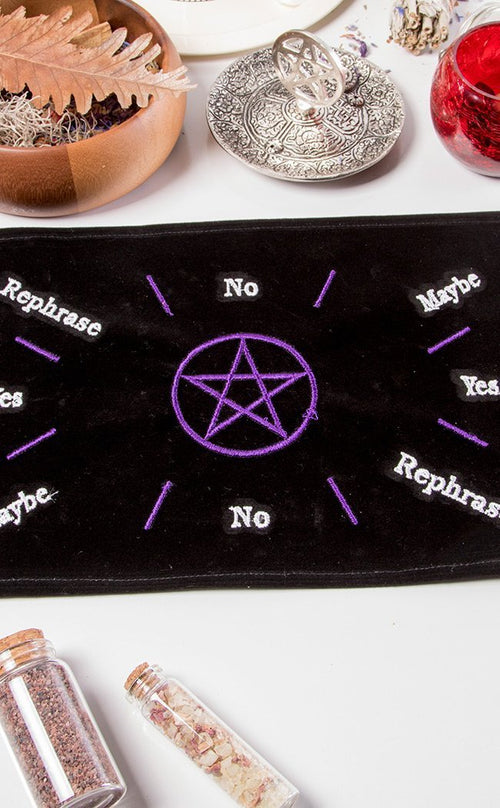 Velvet Pendulum Mat | Wicca & Pagan Altar Divination Tools | Australia