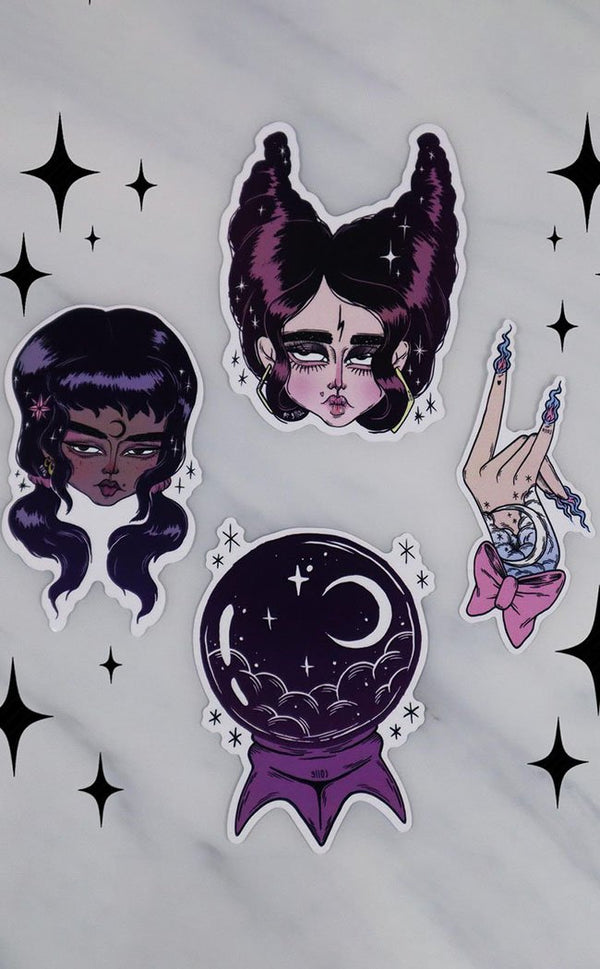 Lunar Tides Australia | Witch Gang Sticker Pack | Witchy Gothic Gifts