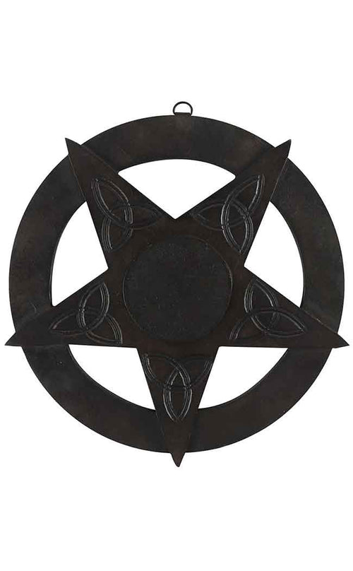 Wooden Pentagram Wall Art | Witchy Occult Homewares & Gifts Australia